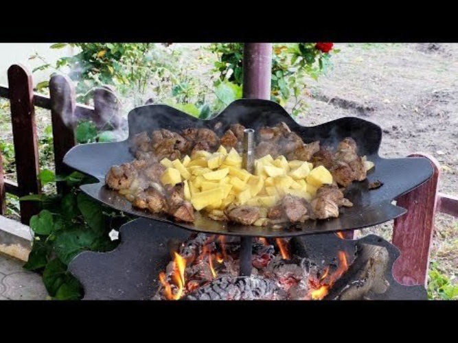 Уличная жаровня на ДВУХ дисках от ТРАКТОРА - Еда и рецепты - 2058731 ...